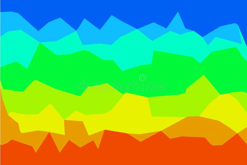 Colorful Rainbow Color Cartoon Abstract Gradient Polygonal Background ...