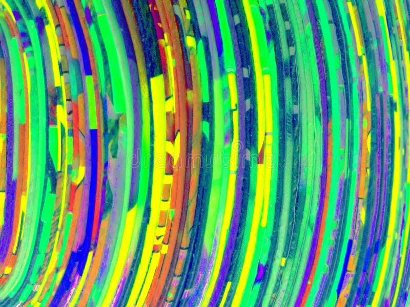 Rainbow Curved Color Abstract Texture Stock Photo - Image of ...