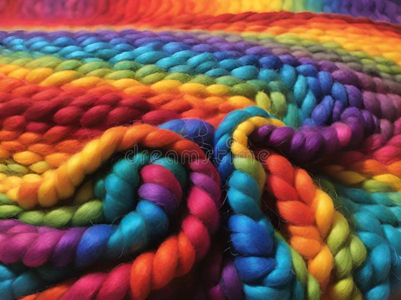 Rainbow fabric stock illustration. Illustration of burlap - 33316512