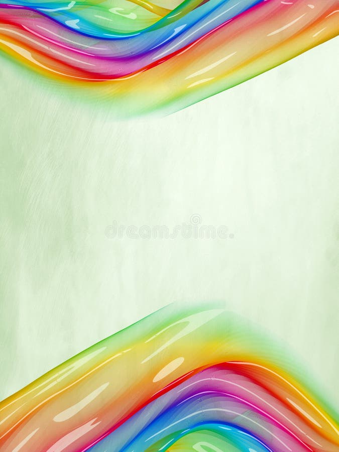 Colorful rainbow frame stock illustration. Illustration of brochure ...