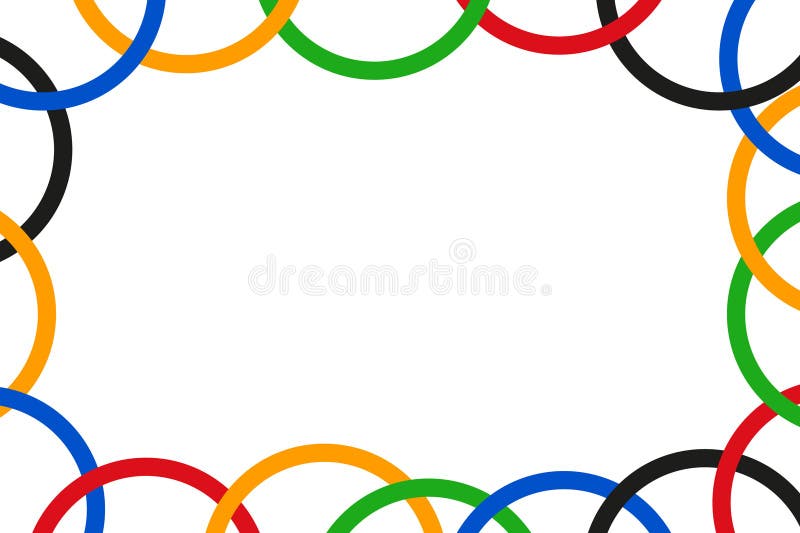 Olympic Circles Border Stock Illustrations – 11 Olympic Circles Border ...