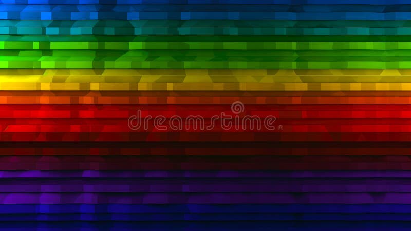 Colorful Rainbow Line Modern Abstract Stock Illustration - Illustration ...