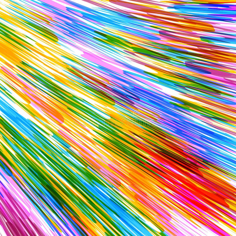 Colorful Rainbow Lines Background. Rainbow-colored Abstract ...