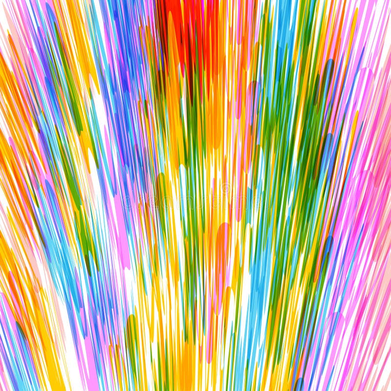 Colorful Rainbow Lines Background. Rainbow-colored Abstract ...