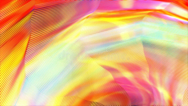 Colorful Rainbow Metal Lines - High Tech Digital Background - Abstract ...
