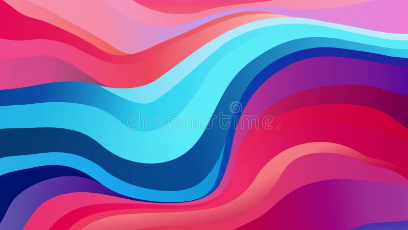 Colorful Rainbow Multicolor Abstract Animated Dynamic Liquid Fluid ...