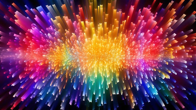 A Colorful Rainbow Object. Generative Ai Stock Image - Image of ...
