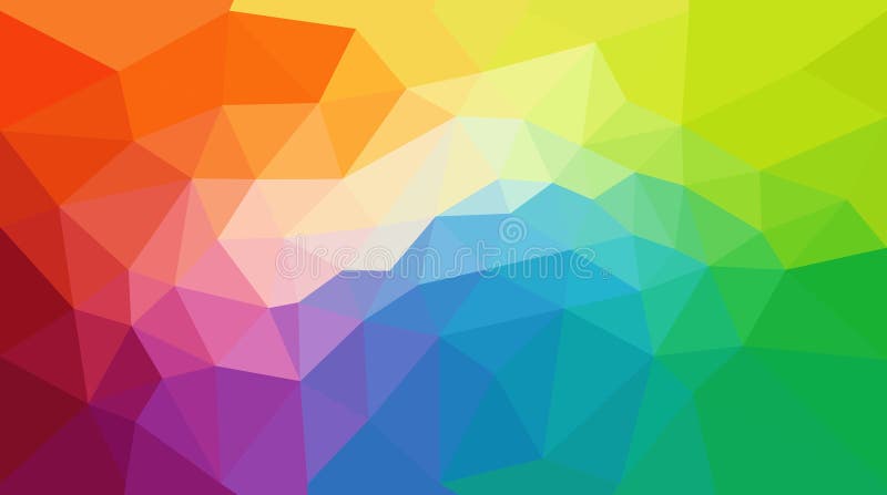 Colorful Rainbow Polygon Background Vector Stock Illustrations – 9,927 ...
