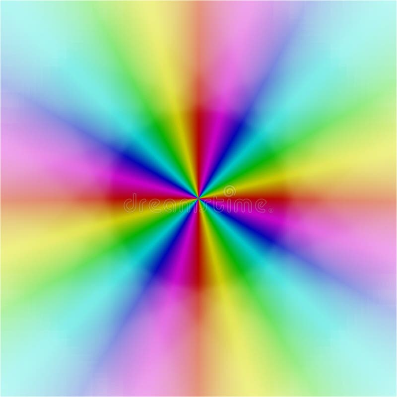 Rainbow Waves Generated Texture Stock Illustration - Illustration of ...
