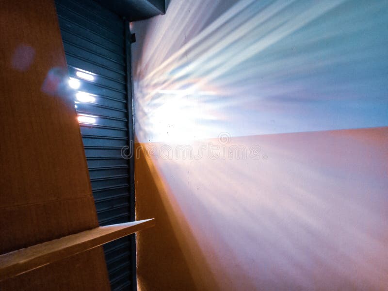 Colorful Rainbow in room stock image. Image of light - 165053209