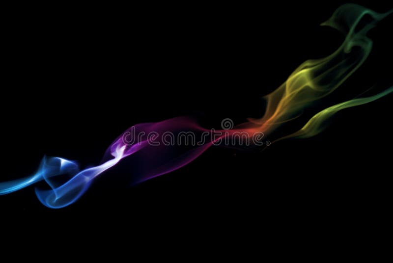 Colorful Rainbow Smoke stock photo. Image of flame, environmental - 6206246
