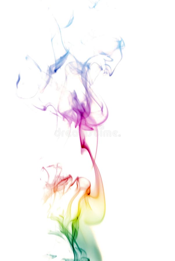 Abstract rainbow smoke stock image. Image of curve, smoke - 9948817