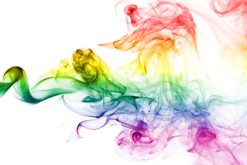 Colorful Rainbow Smoke stock image. Image of abstract - 5332201
