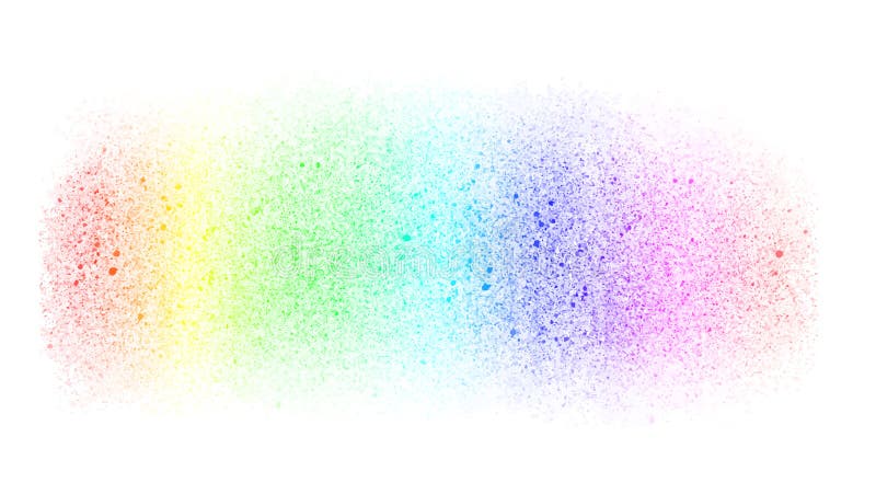 Colorful Rainbow Vector Dust Explosion Splash on White Background Stock ...
