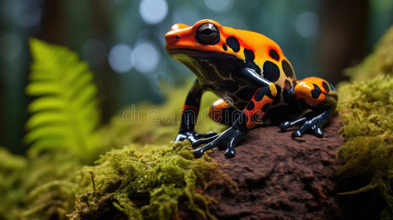 A Colorful Rainforest Poison Dart Frog Stock Image - Image of closeup ... A Colorful Rainforest Poison Dart Frog Stock Image - Image of closeup ...