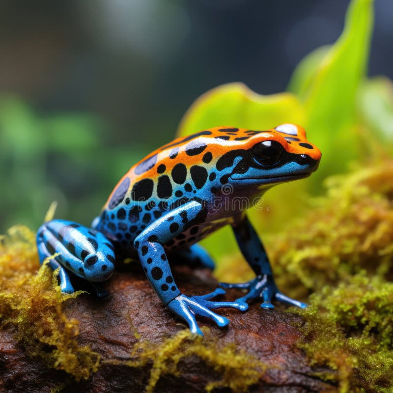A Colorful Rainforest Poison Dart Frog Stock Photo - Image of hide ... A Colorful Rainforest Poison Dart Frog Stock Photo - Image of hide ...