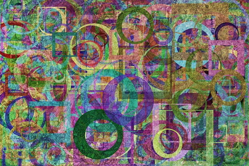 Colorful random shapes stock illustration. Illustration of backdrop ...