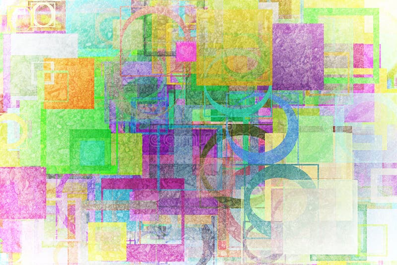 Colorful random shapes stock illustration. Illustration of backdrop ...