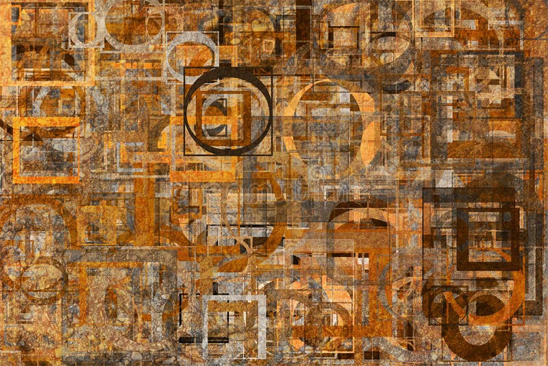 Colorful random shapes stock illustration. Illustration of happy ...