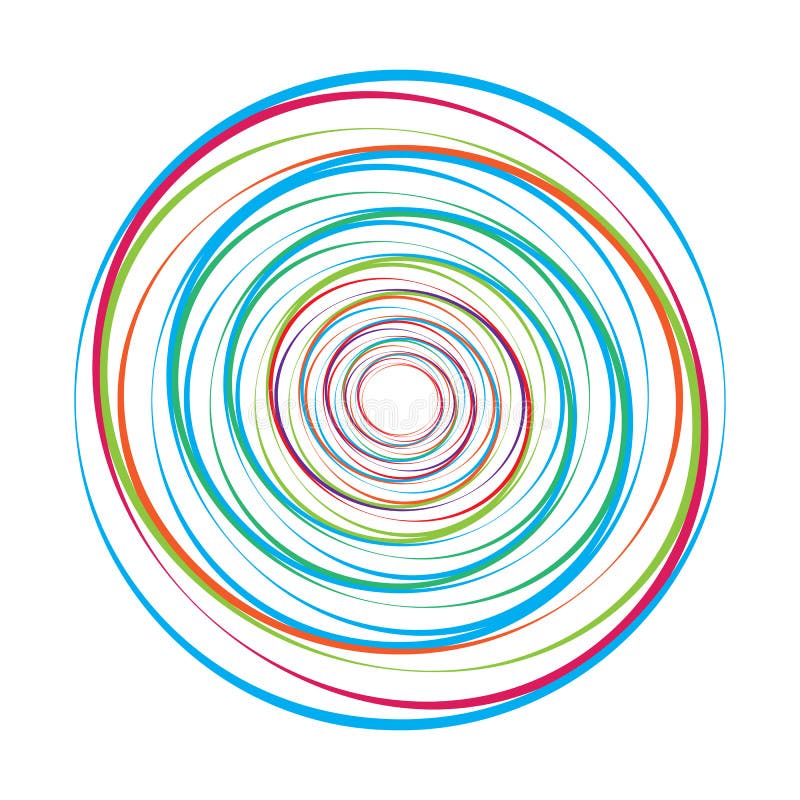 Colorful Random Circles on White Background Stock Vector - Illustration ...