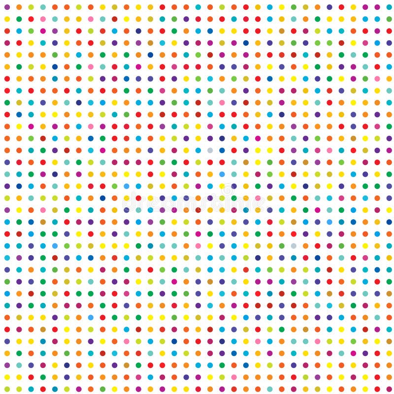 Colorful Random, Diffuse Circles, Dots Pattern. Scattered Speckles ...