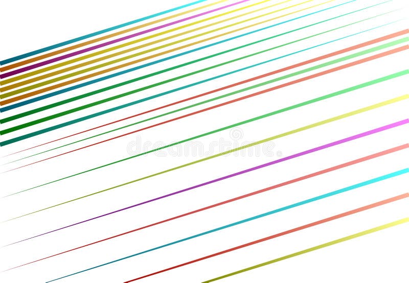 Colorful Random Lines Vector Illustration Stock Vector - Illustration ...