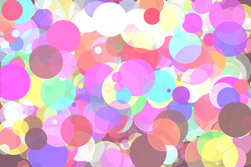 Colorful random shapes stock illustration. Illustration of ellipse ...