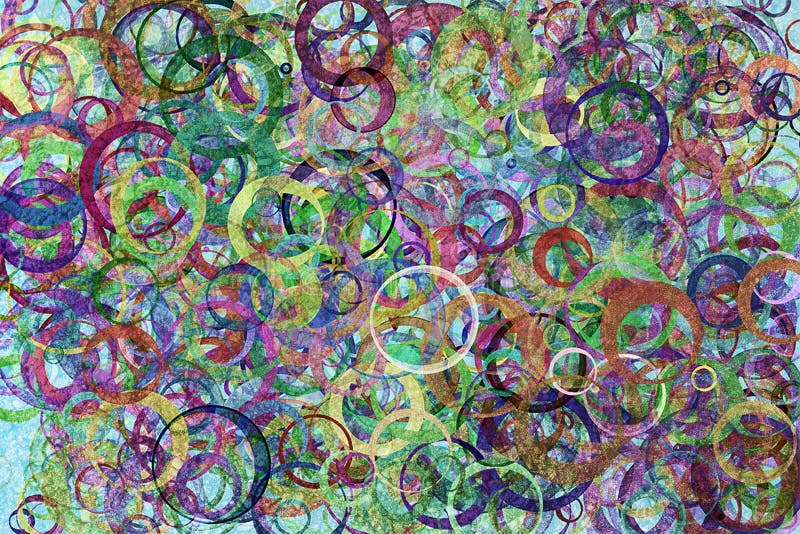 Colorful random shapes stock illustration. Illustration of bubble ...