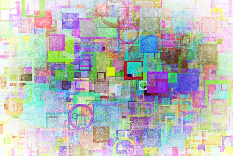 Colorful random shapes stock illustration. Illustration of oval - 109651766