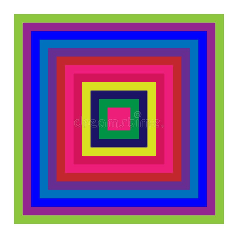 Colorful Random Squares Abstract Geometric Element Stock Vector ...