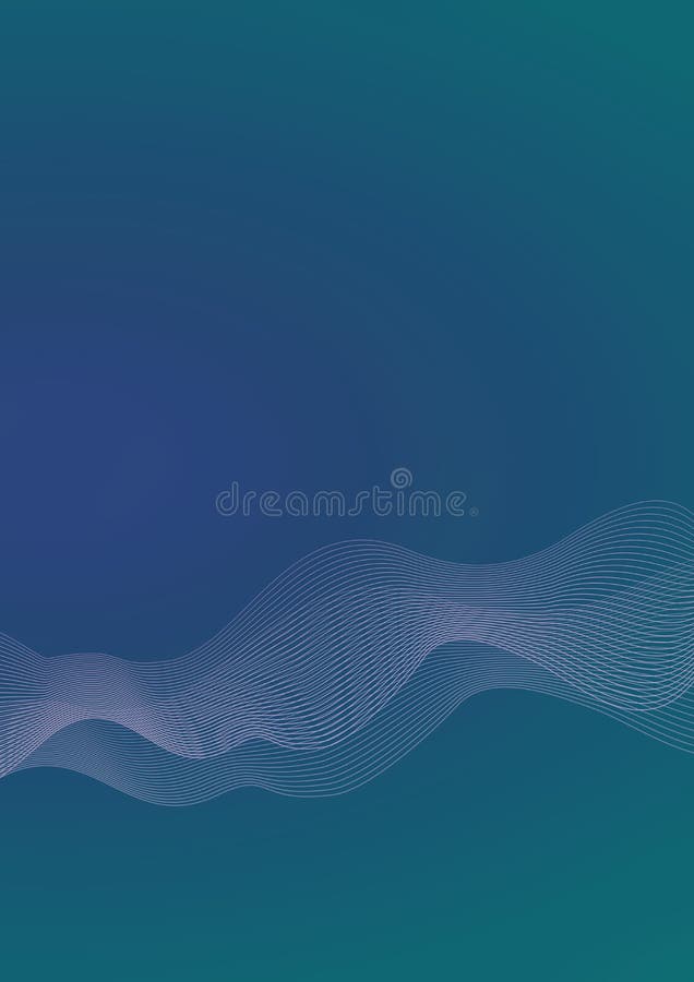 Colorful Random Wave Lines Background for Designs Stock Illustration ...