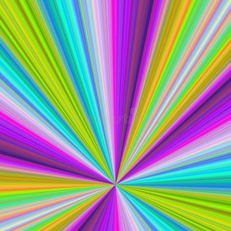 Colorful Ray Burst Background - Vector Design Stock Vector ...