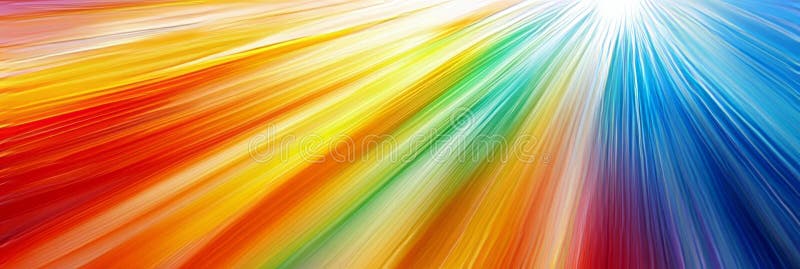 Colorful Rays Background, Vibrant Abstract Design with Rays of Light ...