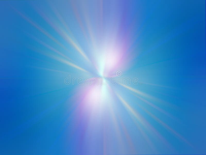 Colorful Rays of Light, Abstract Burst Background Stock Illustration ...