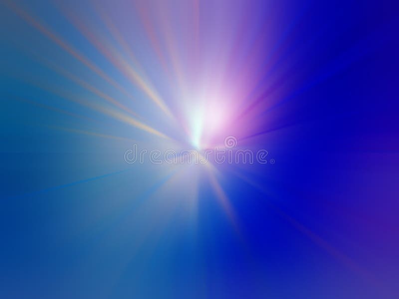 Colorful Rays of Light, Abstract Burst Background Stock Illustration ...