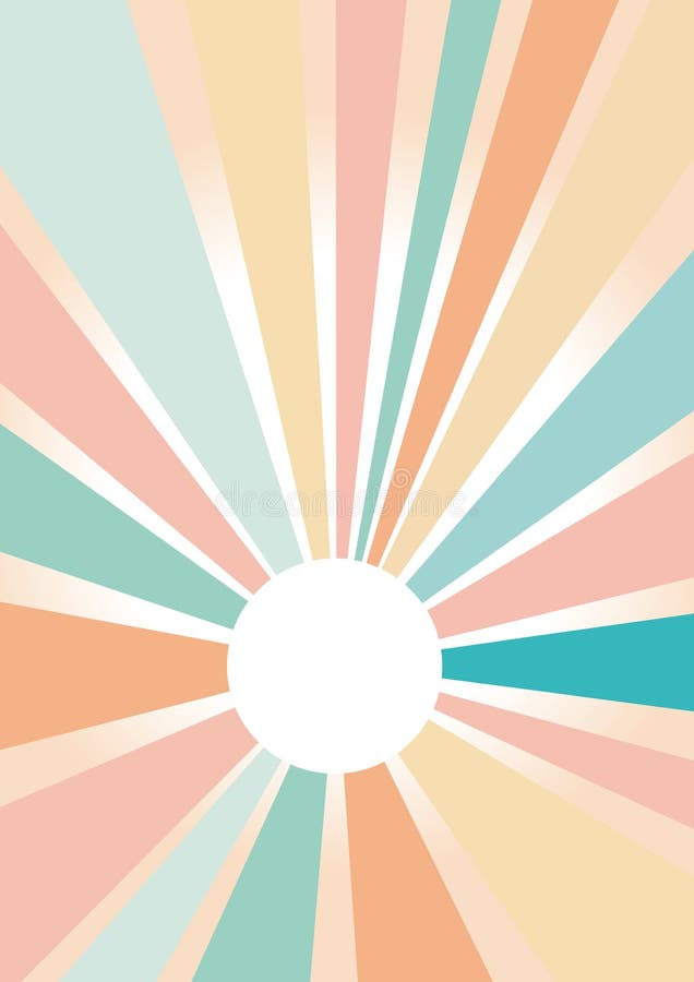 Colorful Rays Vector Illustration Backgound Stock Vector - Illustration ...