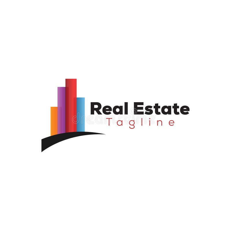 Real Estate Logo Transparent Color Stock Illustrations – 120 Real ...