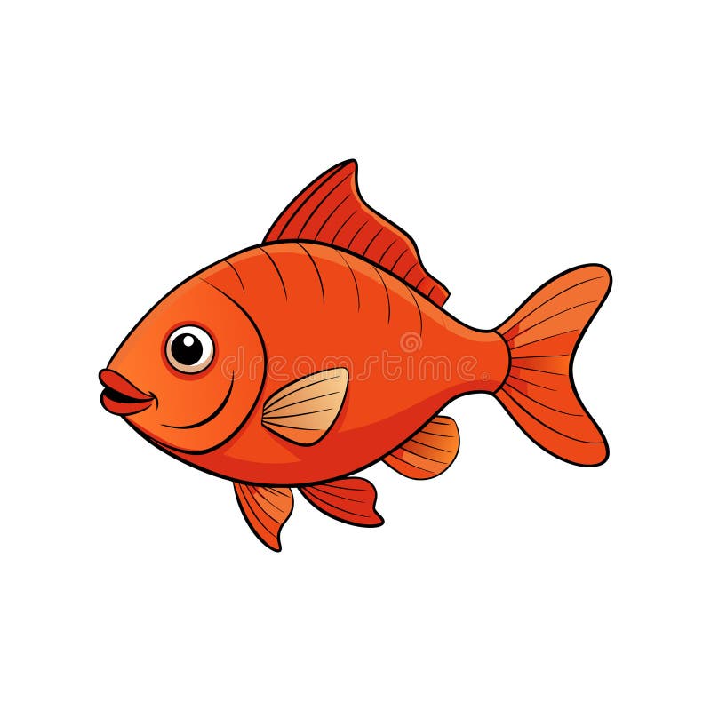 Realistic Garibaldi Fish Stock Illustrations – 10 Realistic Garibaldi ...