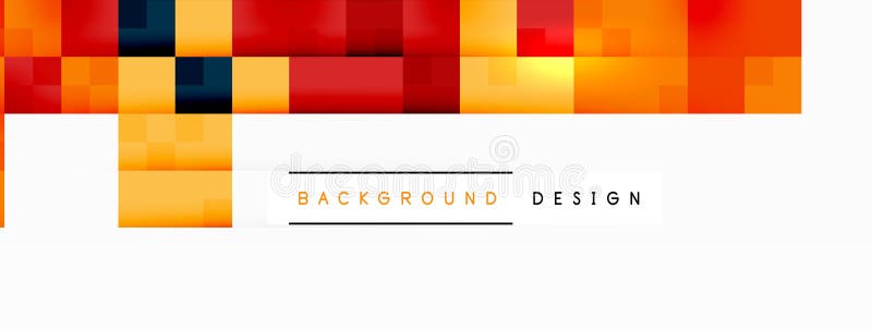 Colorful Rectangles with Words Background Design in a Stylish Font ...