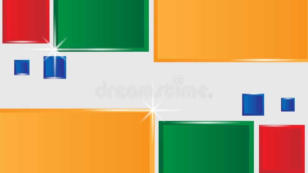 Colorful Rectangular Shapes Technology Background Place for Text Stock ...