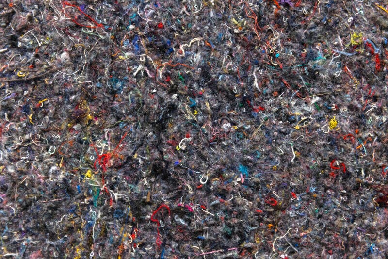 Colorful Recycled Textile Insulation Fabric, Background Texture Stock ...