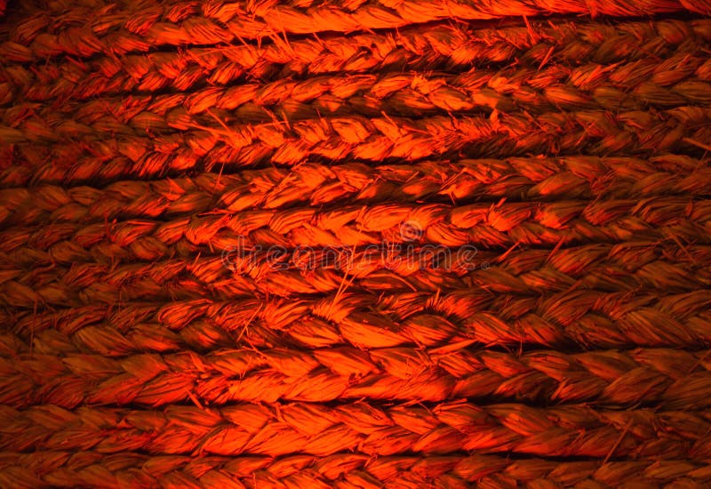 Colorful Red Abstract Background Made with Straw Rope Stock Photo ...