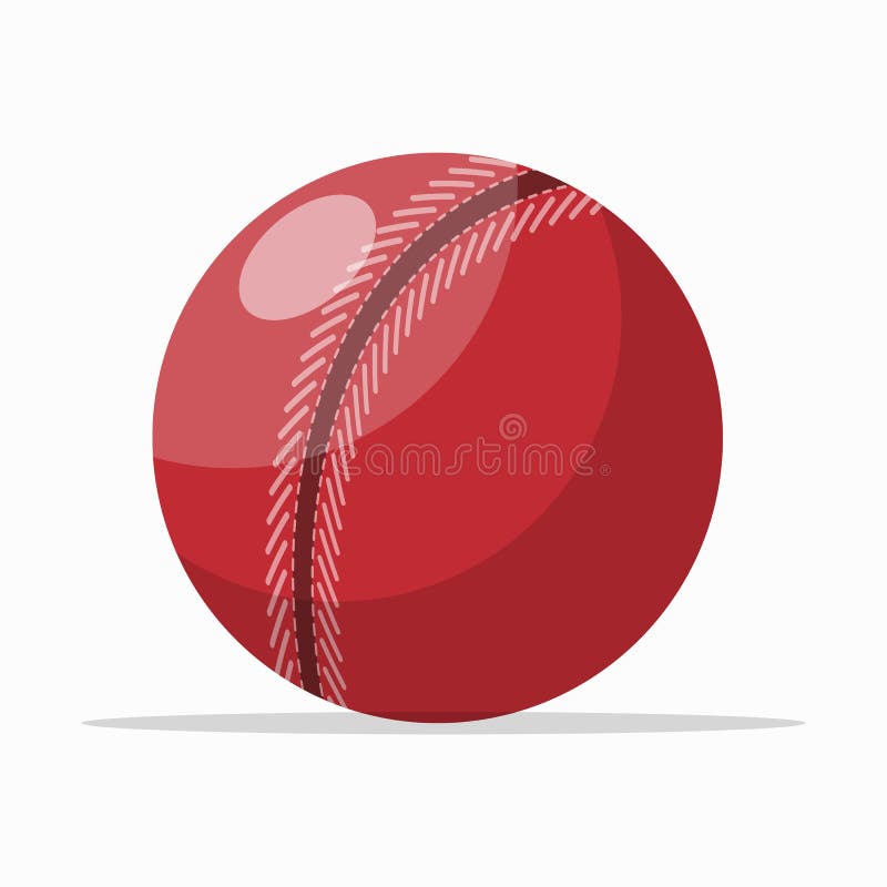 Colorful red ball on white stock vector. Illustration of element ...