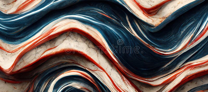 Colorful Red Blue Marble Pattern Texture Background Stock Illustration ...