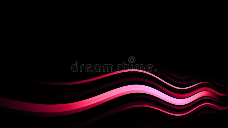 Colorful Red Blurred Light Stripes in Motion Over on Abstract ...