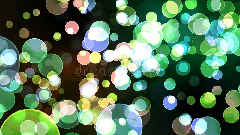 Colorful Red Light Bubble Divine Dimension Bokeh Blur Absract Dark ...