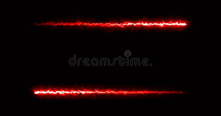 Colorful of Red Line Rectangle Light Abstract Effect in Black ...