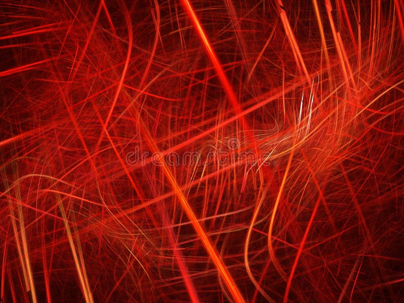 Colorful Red Plasma Curves in Space Stock Illustration - Illustration ...