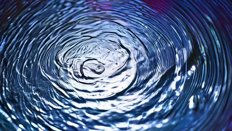 Colorful Reflections Dance on Water S Surface As a Flame Flickers in ...