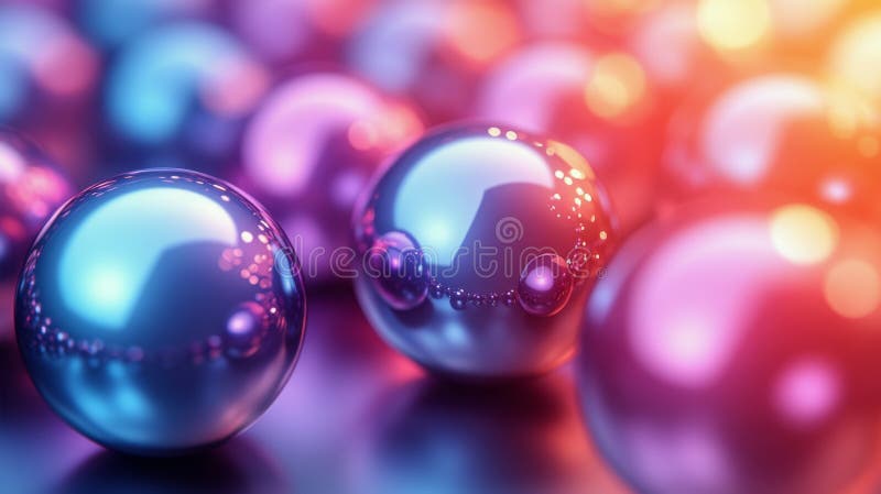 Several Glowing Orange Spherical Objects Stock Photos - Free & Royalty ...